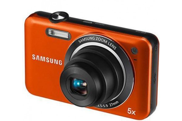 Cámara Samsung ES75 Naranja :: Electroprecio.com